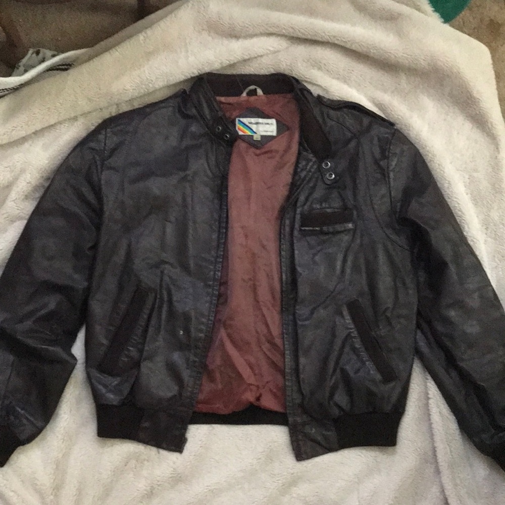 Mens Dark Brown Vintage Members Only Jacket - Gem